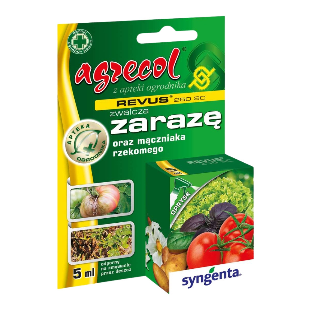 Revus 250 SC 5ml Fungicyd Środek Grzybobójczy Do Zwalczania Chorób Grzybowych w Uprawach Roślin ...